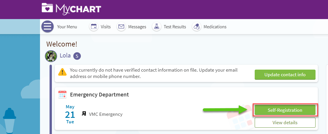Save Time With MyChart’s Self Check-in at the Emergency Room | We Are ...
